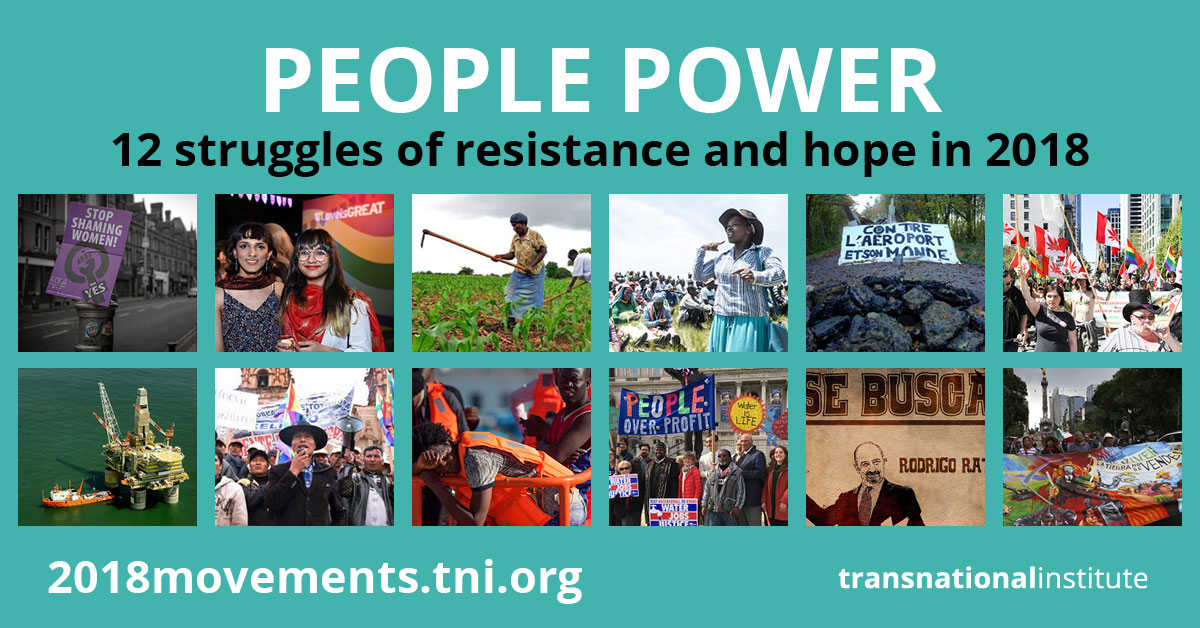 People power: 12 struggles of resistance and hope in 2018